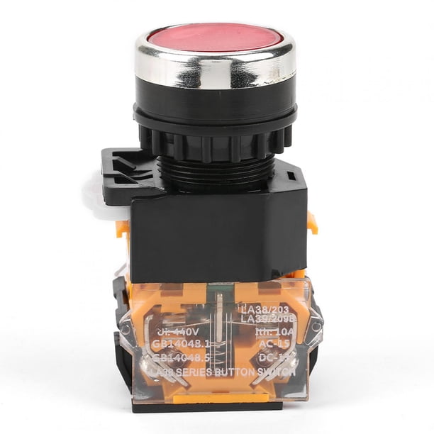 Flat Head Button Switch,Self Locking Flat Head Push Button Switch ...