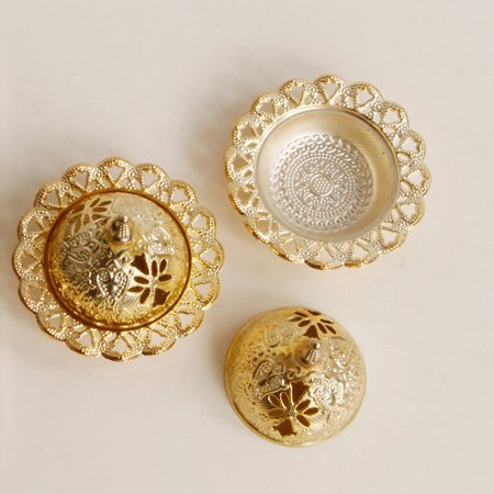 YDJKET 1pc Censer Home Mini Censer Decor Desktop Aroma Stove Golden ...