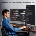 Dual Monitor Desk Mount, Ergonomic Position Enhancer for 13-27 Inch ...