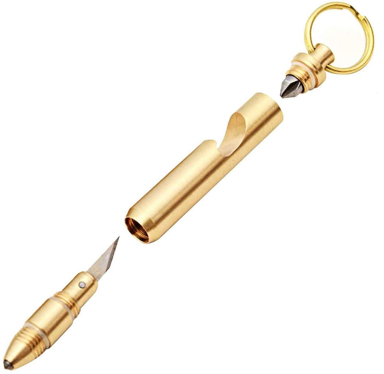 Keychain Bottle Opener with Mini Utility Knife, Screwdriver, Emergency ...