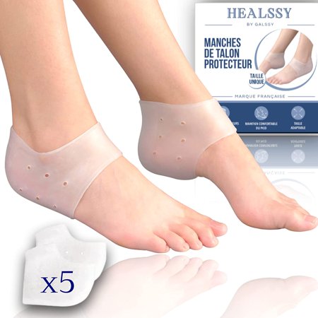 PERTTYUNG Silicone Heel Protector Shock Protector - Anti Blister Sock ...