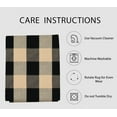 Buffalo Plaid Checkered Rug 27.5 x 43 Inches Front Door Mats, Washable ...