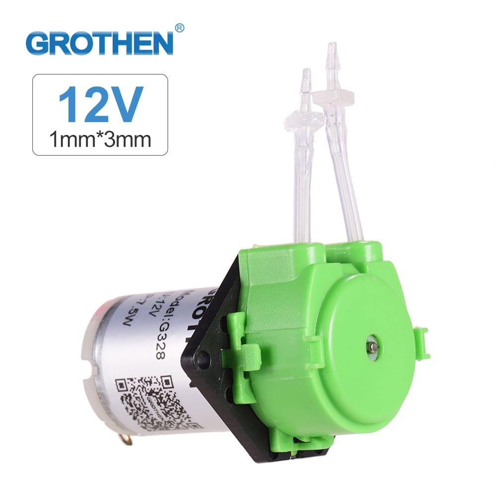 GROTHEN DC 12V Dosing Pump Peristaltic Pump Mini Water Liquid Pump ...