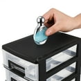 Nuolux Five Layer Plastic Storage Cabinet Portable Dustproof Organizer