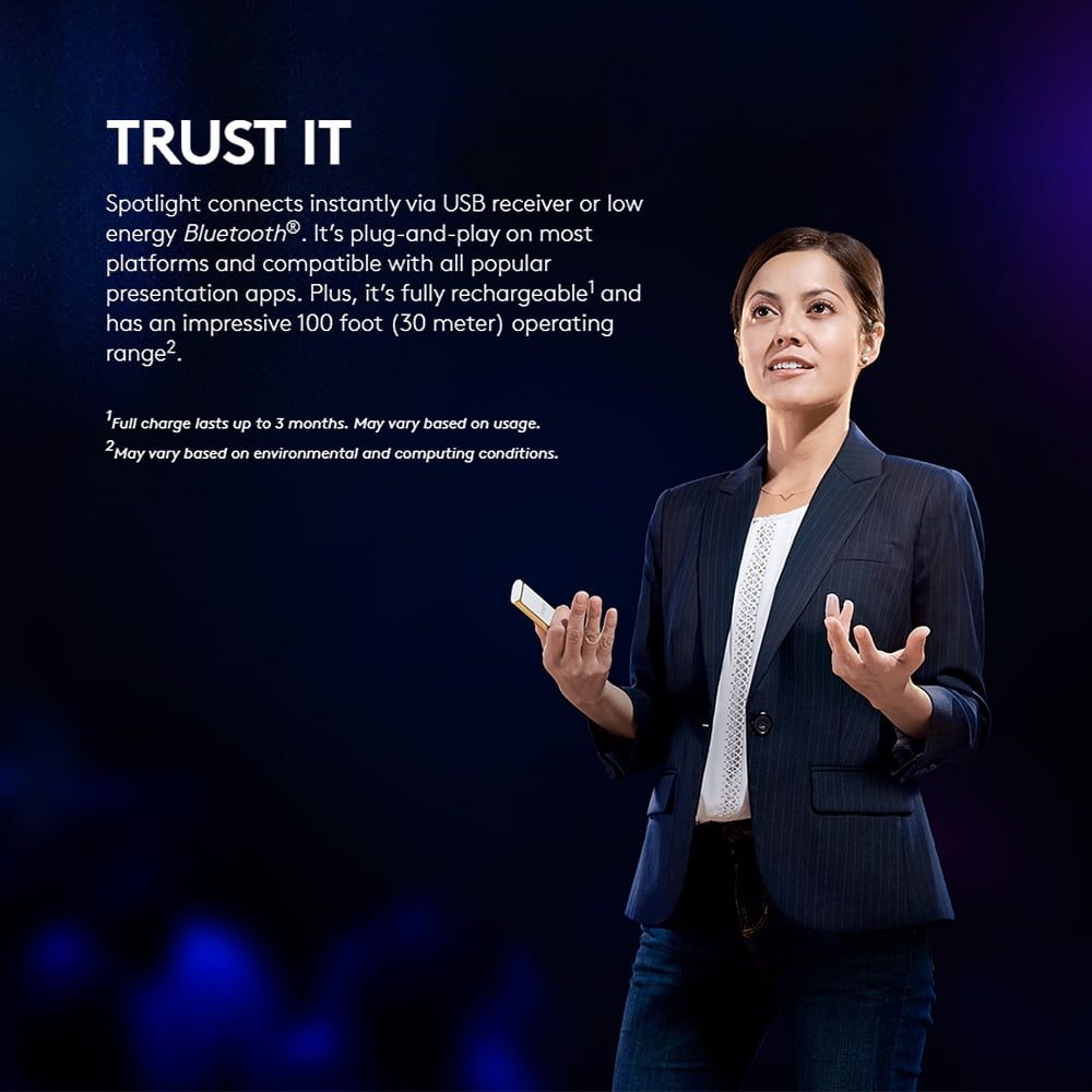 Buy Logitech Spotlight Presentation Remote PowerPoint PPT Clicker ...