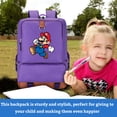Classic Video Game Hero Large Capacity Canvas Backpack, Retro Style ...