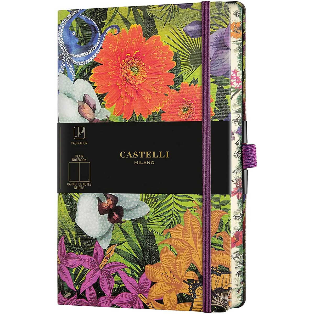 Castelli QC8BI-003 Eden A5 Notebook, Blank, Orchid - Walmart.com