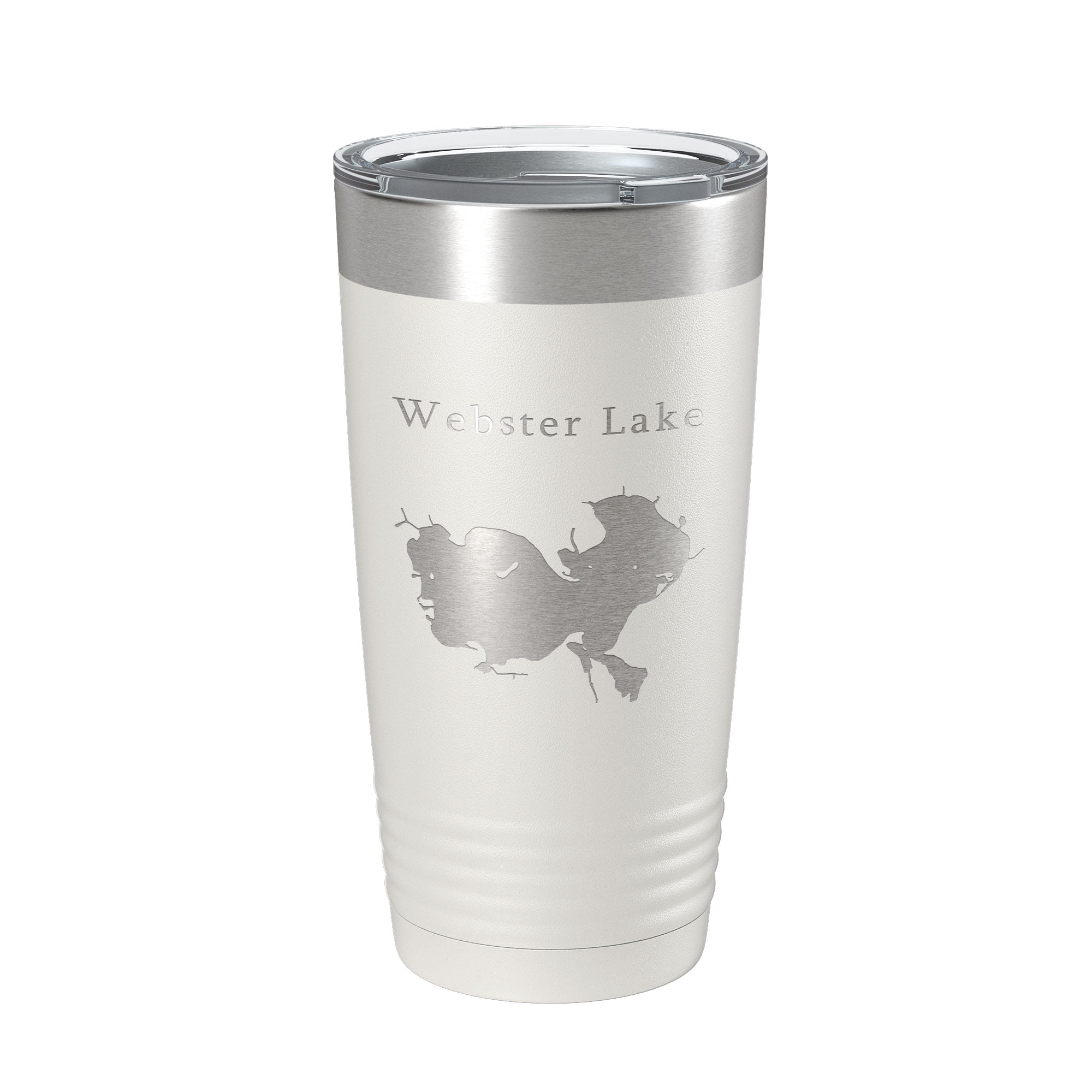 Webster Lake Map Tumbler Travel Mug Insulated Laser Engraved Coffee Cup ...