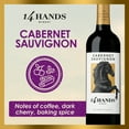 14 Hands Cabernet Sauvignon Washington Red Wine, 750 ml Bottle, 13.5% ...
