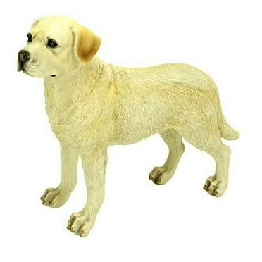 Sandicast "Original Size" Lying Yellow Labrador Retriever Dog Sculpture ...