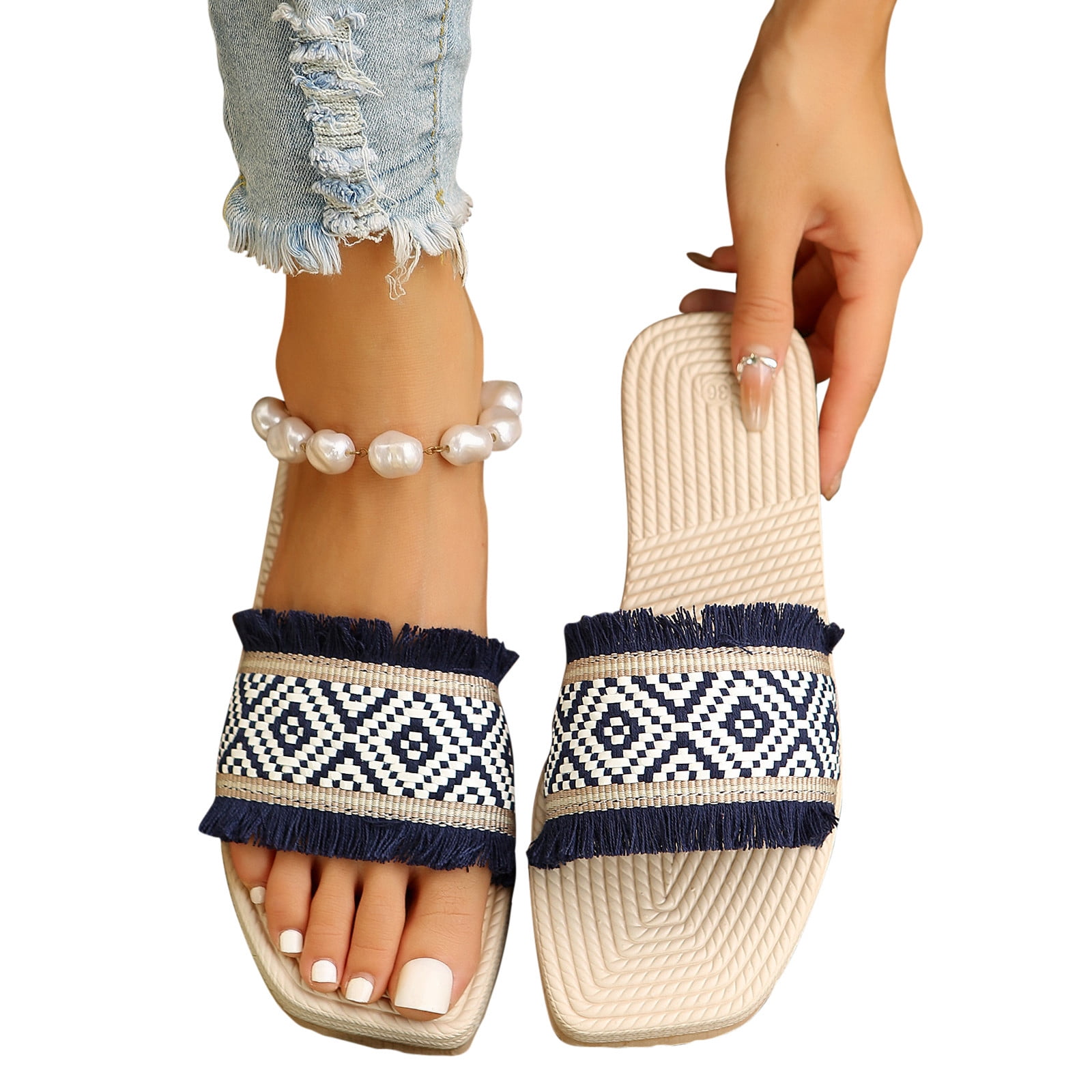 Click here for Latrodar Shower Shoes Women Vintage Comfortable Ca... prices