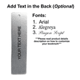 Custom Metal Bookmark with Personalized Photo and Text (4 Images ...