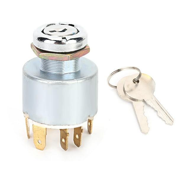 Universal 12V 4 Position Ignition Switch Lock Keys for Car Motorcycle Bike Boat | Bodega Aurrera ...