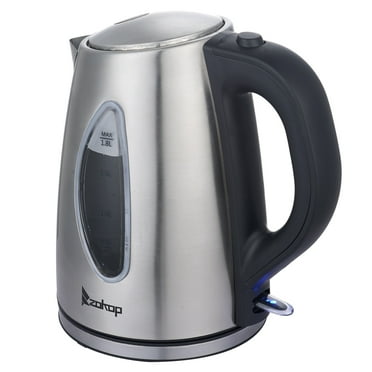 Farberware Stainless Steel 1.7 Liter Electric Tea Kettle, Silver ...