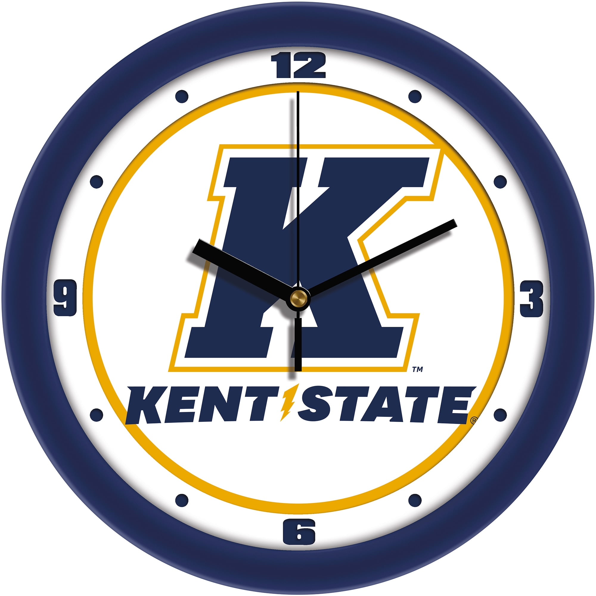 Kent State Golden Flashes 11.5'' Suntime Premium Glass Face Traditional ...