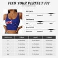 2026 New Zealand Flag Print Women Activities Sports Vest Yoga Vest ...