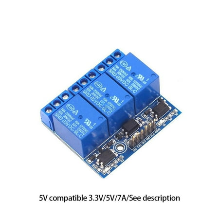 3 Channel Relay Module Optocoupler Isolation Practical Control Modules ...