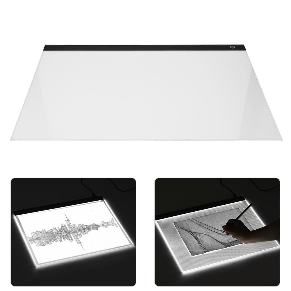 Ccdes Tracing Light Pad,Sketch Pad,LED Light Tracing Board Stepless ...