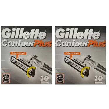 Gillette Atra Plus Men's Razor Blade Refill Cartridges with Lubrastrip ...