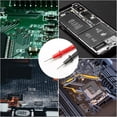 2 Pairs 82cm/32.3" Digital Multimeter Banana Plug Connector Voltmeter ...