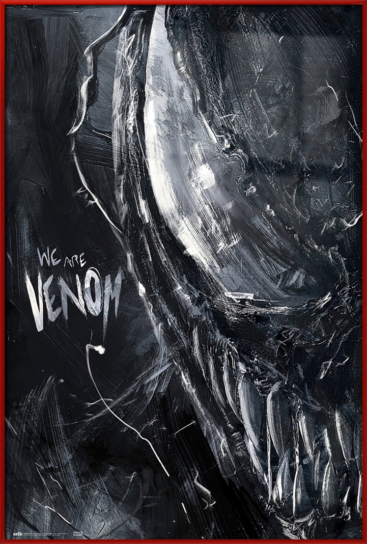 Venom - Framed Marvel Comic Poster (Dark - We Are Venom) (Size: 24" x ...