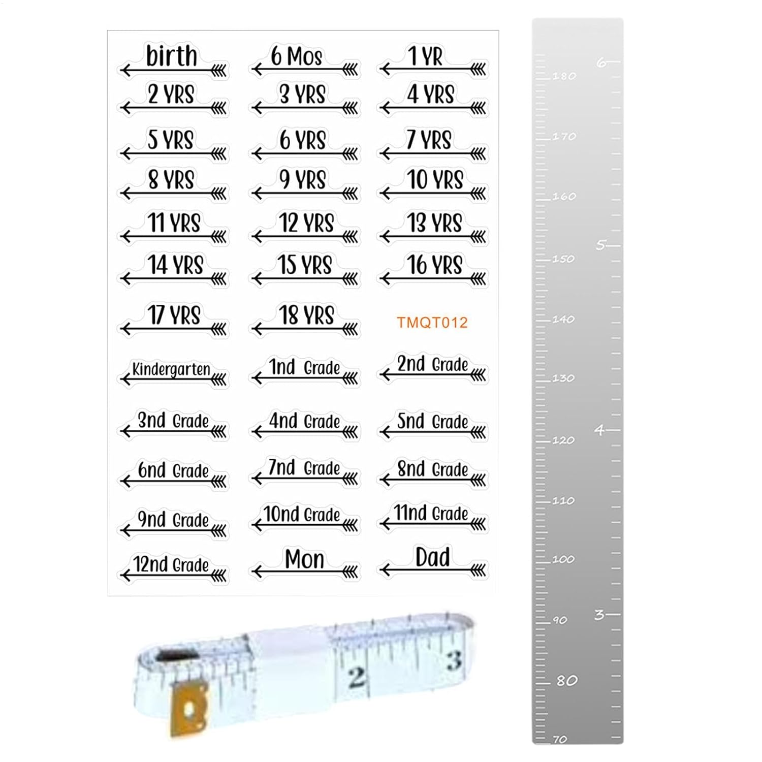 Growth Chart for Wall, Puzzle Growth Chart, Kid Measuring Growth Chart ...