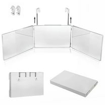 NEXPURE 3 Way Bath Vanity Mirror, Wall Mounted 360 Lighted Makeup ...