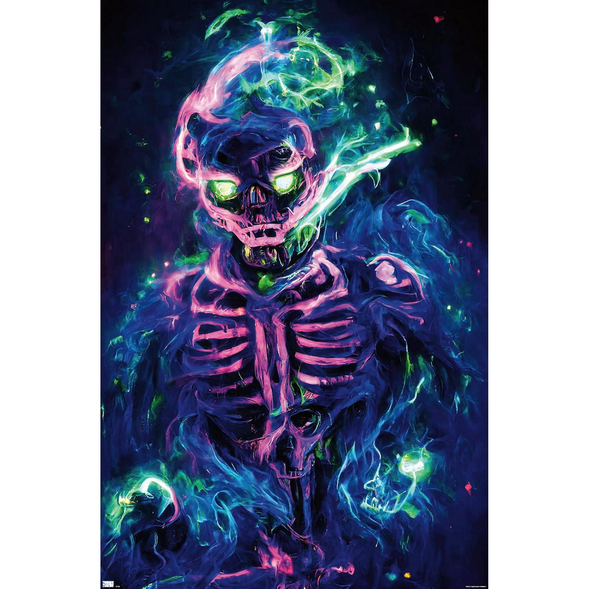 Click here for Trends International Wumples - Neon Skeleton Wall... prices