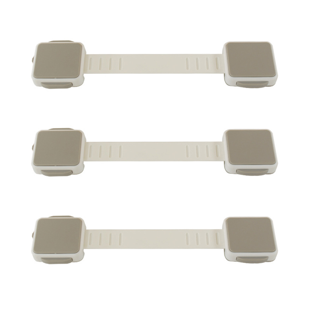 3Pcs Adhesive Child Proof Safety Locks Adjustable Baby Proofing Latches ...