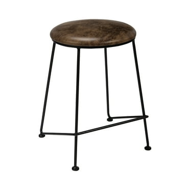 Quinn Counter Stool in Matte Black Finish - Walmart.com