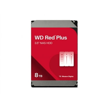 Western Digital 3TB WD Red Plus NAS SATA Hard Drive Disk, 3.5 ...