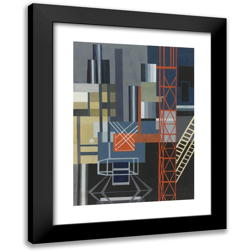 Alexandra Exter 11x14 Black Modern Framed Museum Art Print Titled ...