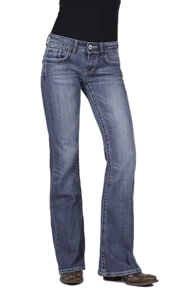 Stetson - Stetson Western Denim Jeans Womens Classic Dark 11-054-0816 ...