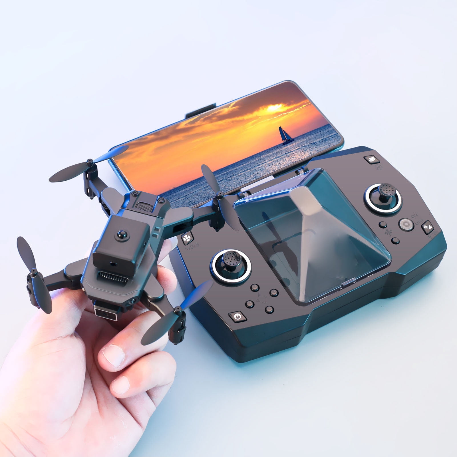 Mini Dron Inteligente, Negro Control De Teléfono Móvil De Alta ...