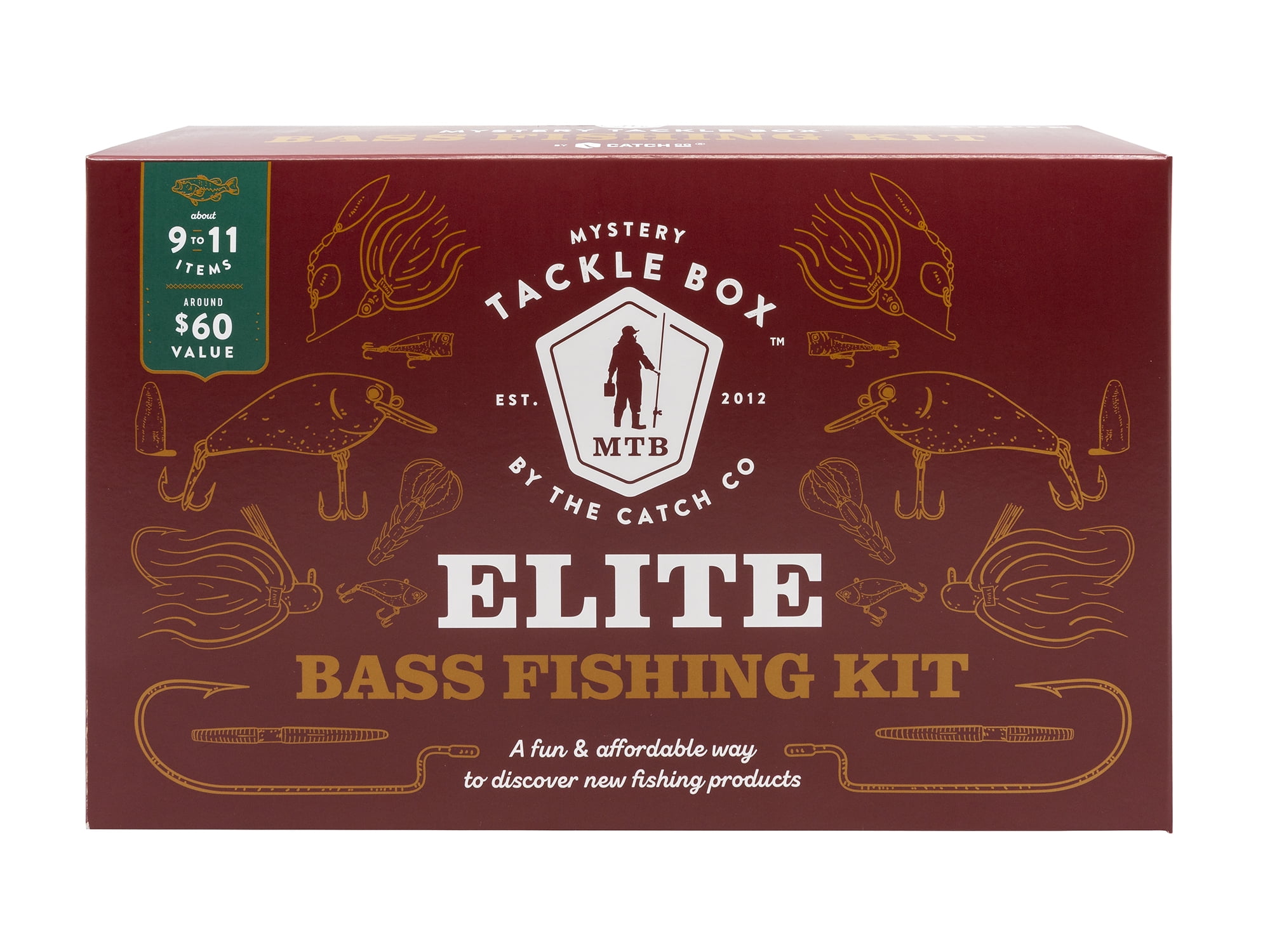 Mystery Tackle Box Elite Bass Fishing Kit - Walmart.com