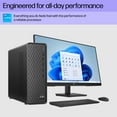 HP 27 inch Monitor & Slim Desktop Bundle Intel Core i3-12100 8GB RAM ...