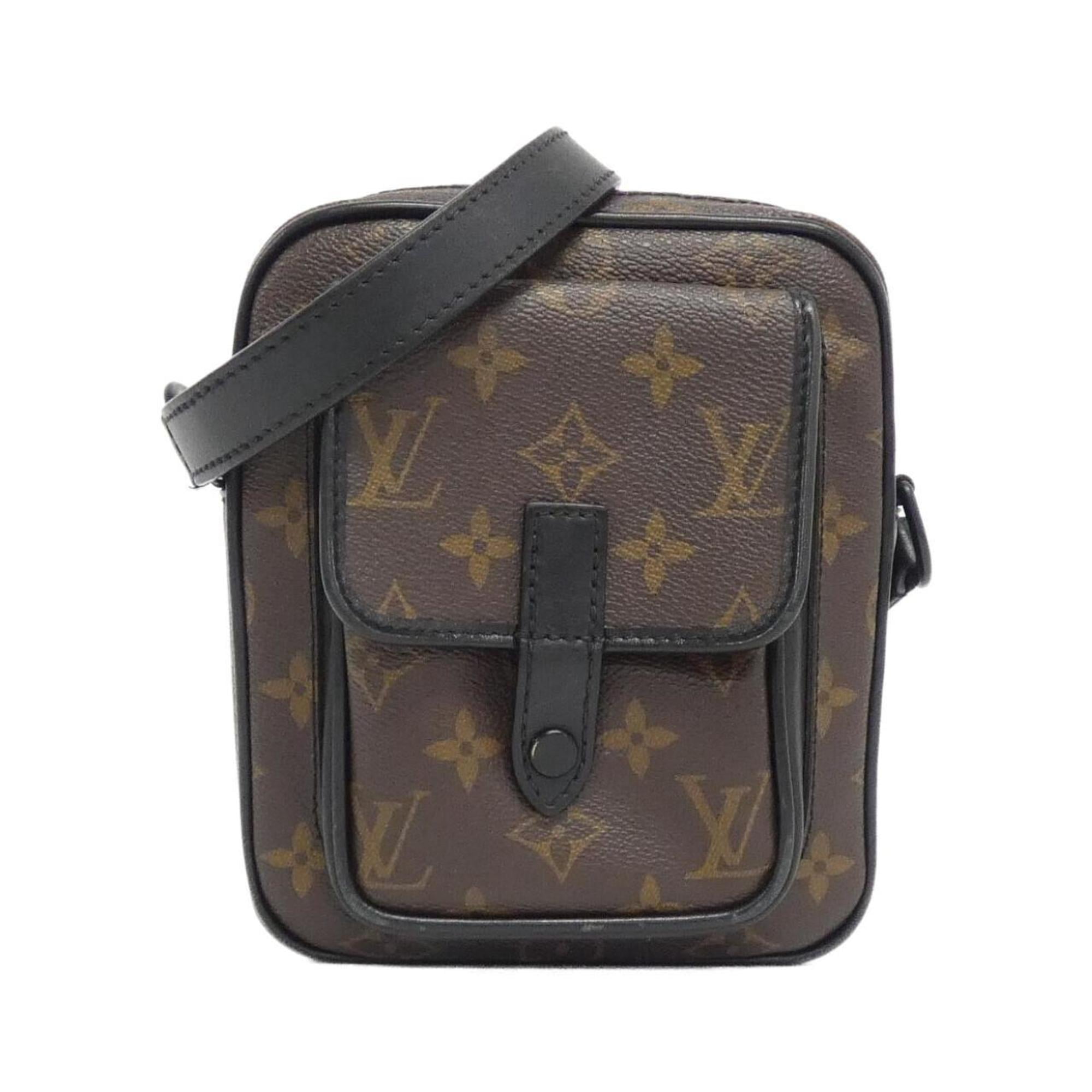 Pre-Owned Louis Vuitton Monogram Macassar Christopher Wearable Wallet ...