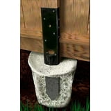 Simpson Strong-Tie E-Z Mender, 4x4 Post Repair Bracket, Black Finish, 2 ...