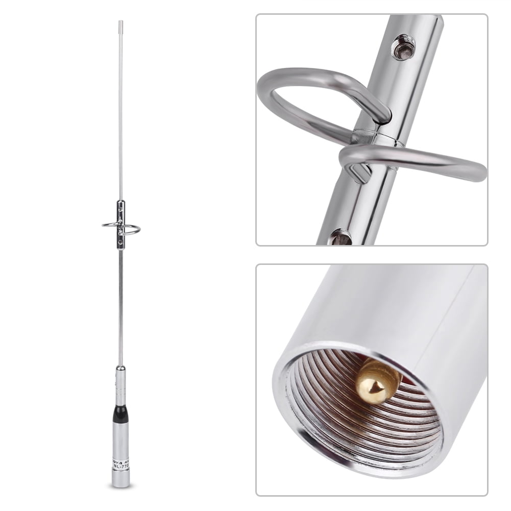 TOPINCN mobile antenna, dual band radio antenna,45CM UV Dual Band NL ...