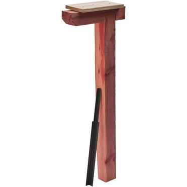 Gibraltar Mailboxes Cedar Deluxe, Drive-In, Crossarm, Mailbox Post Kit ...
