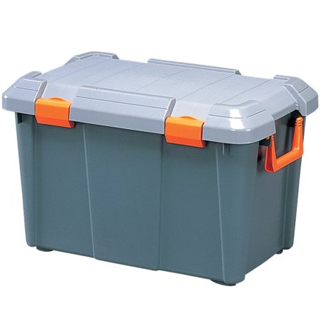 Iris Ohyama Storage Box 600 x 375 x 380 HDBOX 600D Gray/Moss Green ...