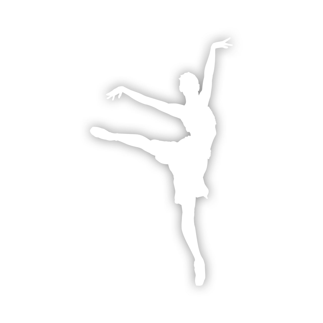 Ballet Dancer Ballerina Sticker Decal Die Cut - Self Adhesive Vinyl ...