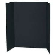 Tri-Fold Double-Sided Exhibition Display Board with Gray Fabric, 72 x ...