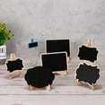 Mini Chalkboard Signs Small Blackboard Labels with Clip Wooden, Yellow ...