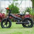 5Th Wheel KB09 150W Electric Balance Bike for Kids, Black - 12" Pneumatic Tire with Dual Brake ...