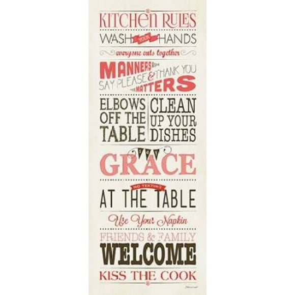 Office Kitchen Rules Poster