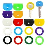 GoldHub 24/32/40 Pcs Colored Key Caps Flexible Round Rubber Key Covers ...