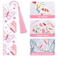 1Set DIY Mixed Pattern Paper Bookmarks Making Kits with Plastic ...