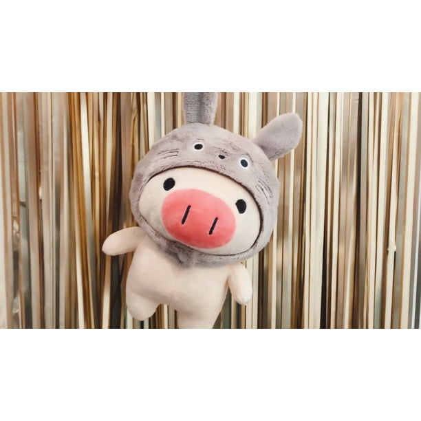 Creative Plush Pig Pig Stuffed Animal Cosplay Toys Cute Small in a Hat ...