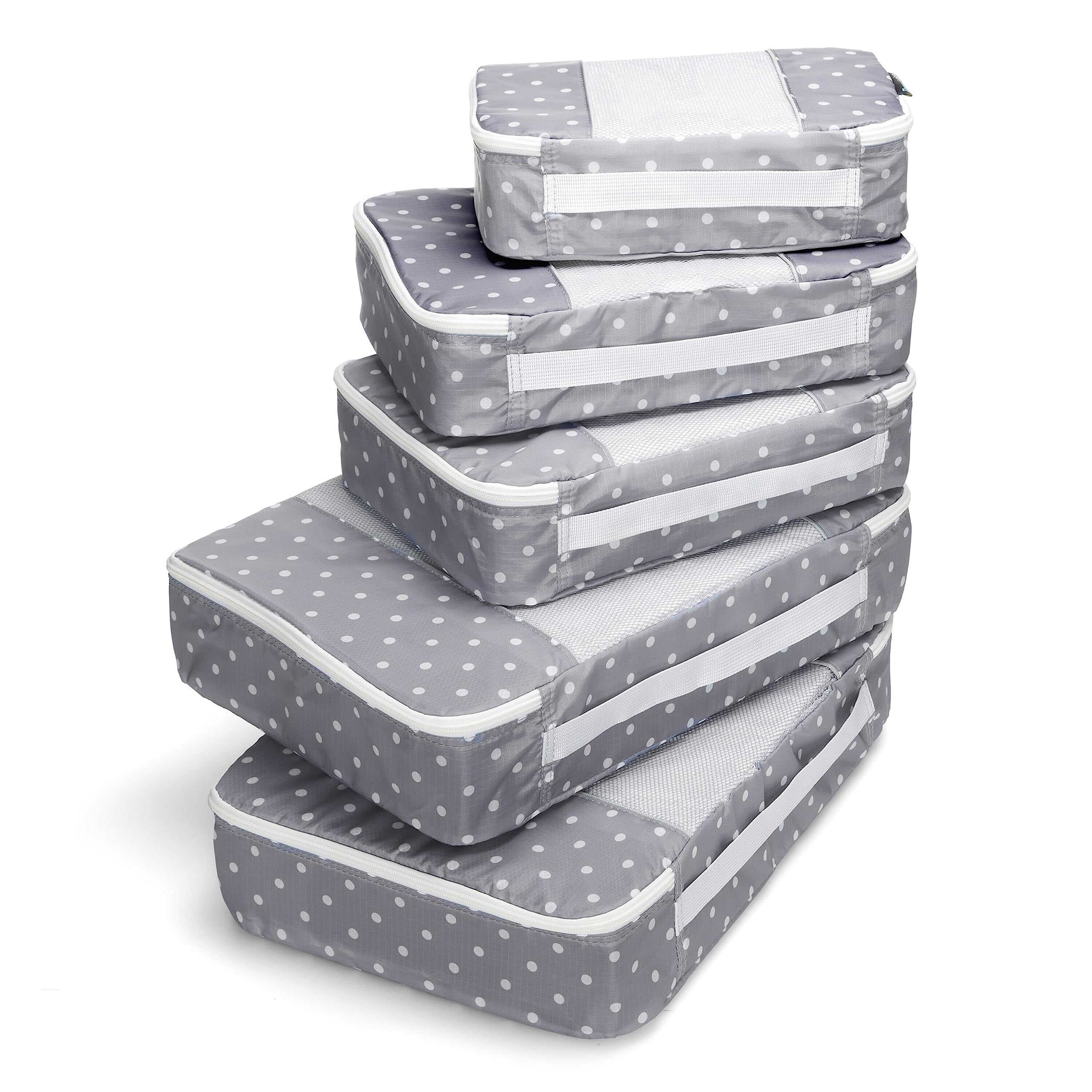 TravelWise Packing Cubes, White Dots, Set (5262369) | Bodega Aurrera en ...